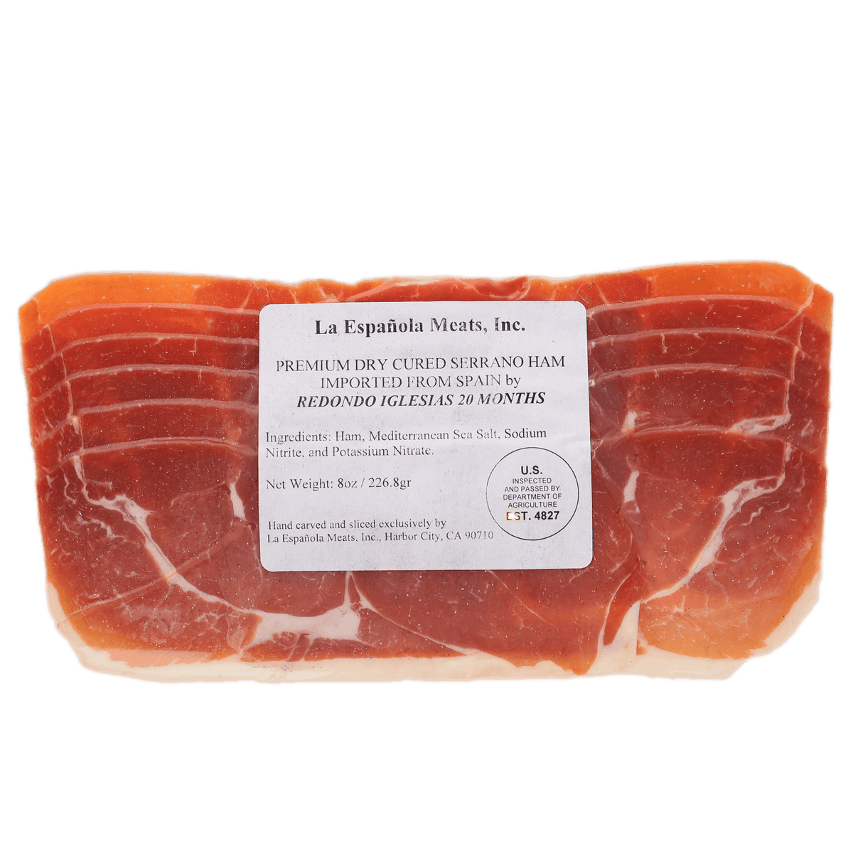 Serrano Sliced Ham — Savory Gourmet