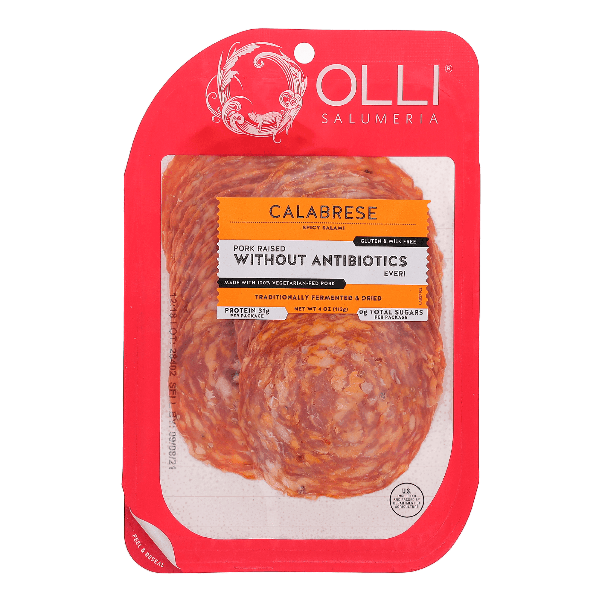 Calabrese Sliced 4 oz — Savory Gourmet